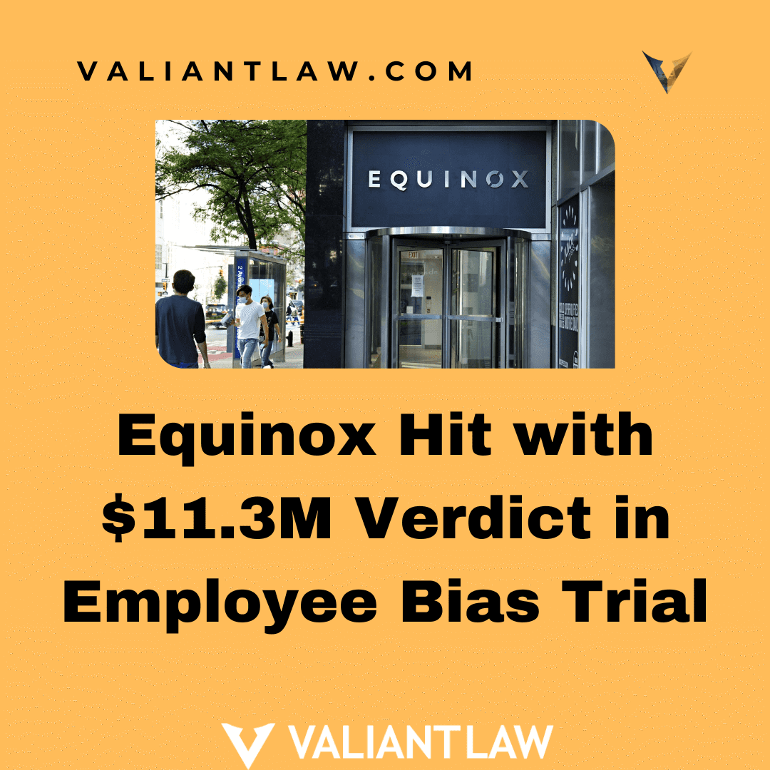 Equinox Hit with $11.3M Verdict in Employee Bias Trial